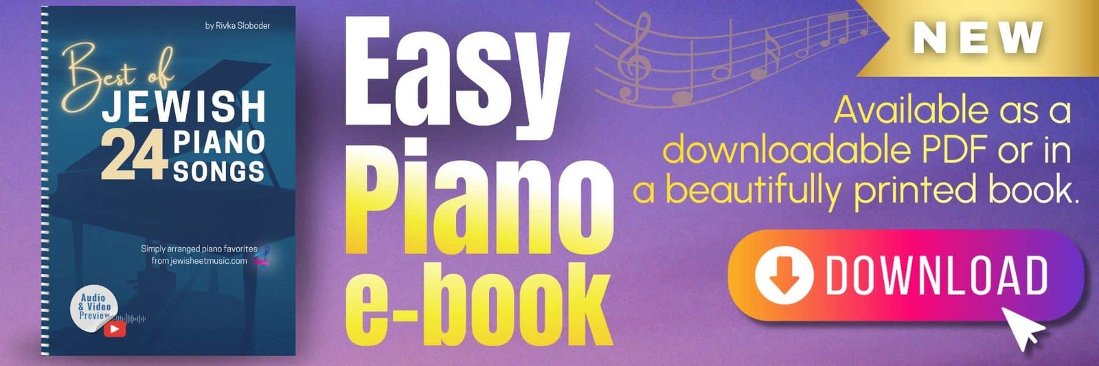 Jewish Sheet Music • Digital piano scores and lead sheets with chords ...